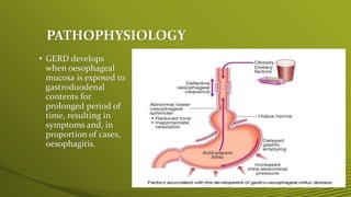 Gastroesophageal Reflux Disease (GERD) | PPTX