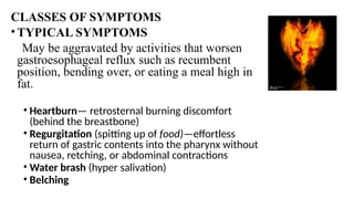 GAROINTESTINAL REFLUX DESEASE , REGURGITATION | PPTX