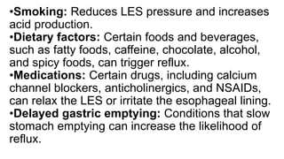 GERD. GASTRO ESOPHAGEAL REFLUX DISEASE. GIT | PPT