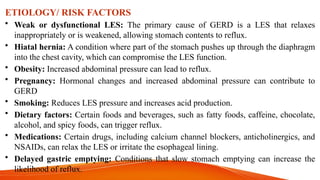 Gastroesophageal Reflux Disease (GERD)- Therapy-III | PPTX