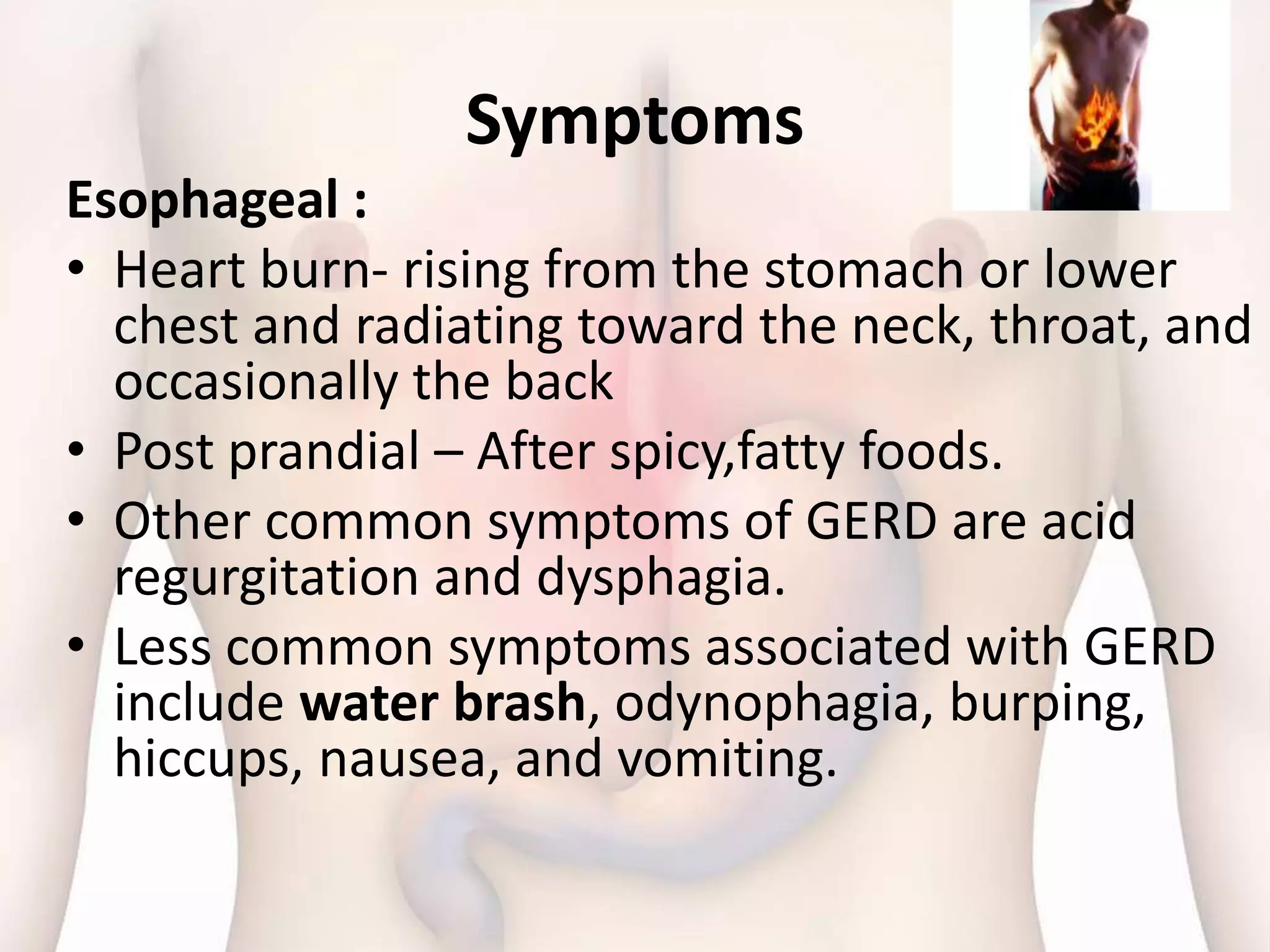 Gastroesophageal reflux and Hiatal Hernia | PPTX