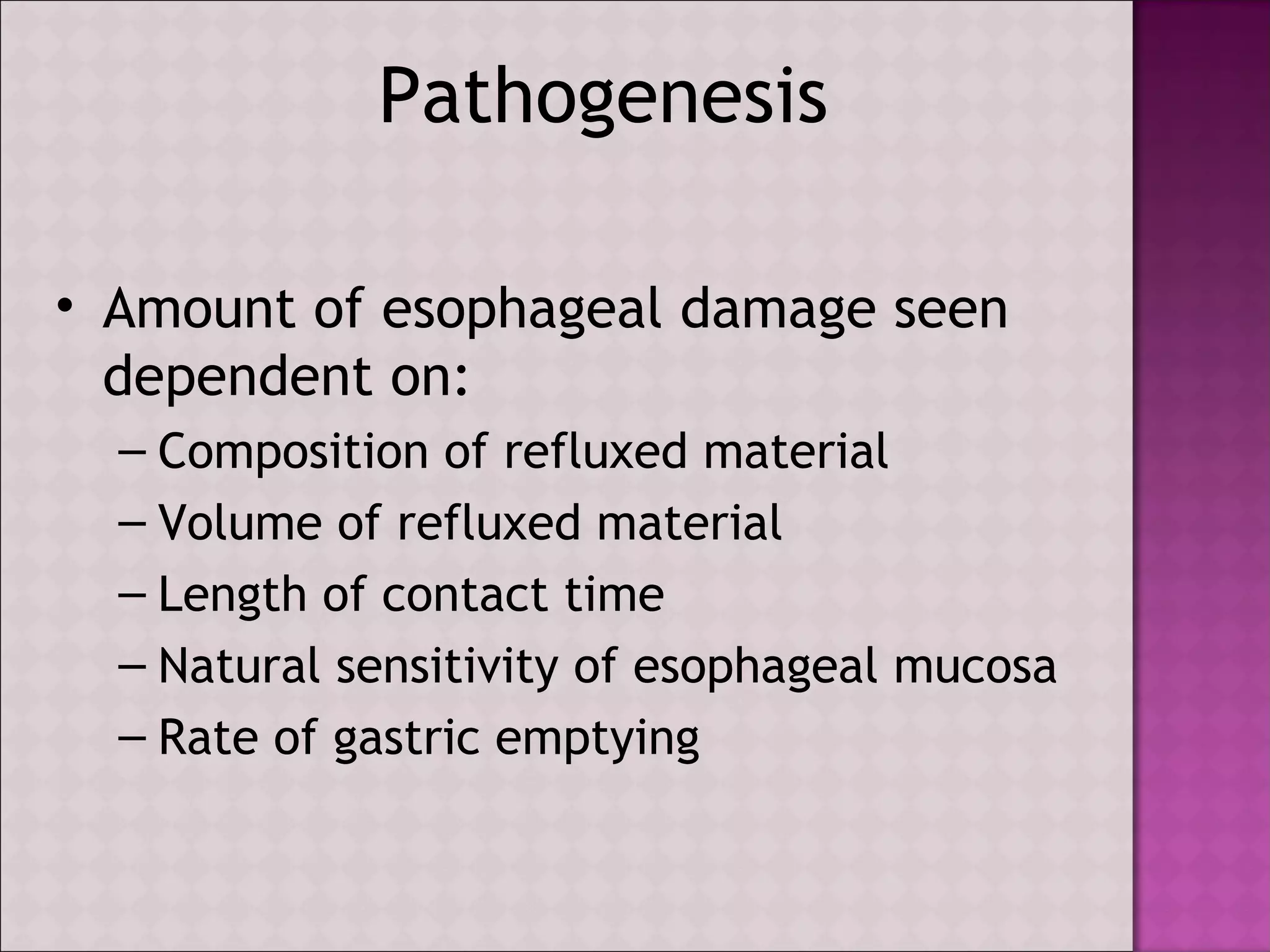 Gastro esophageal Reflux Disease (GERD) and its management | PPT
