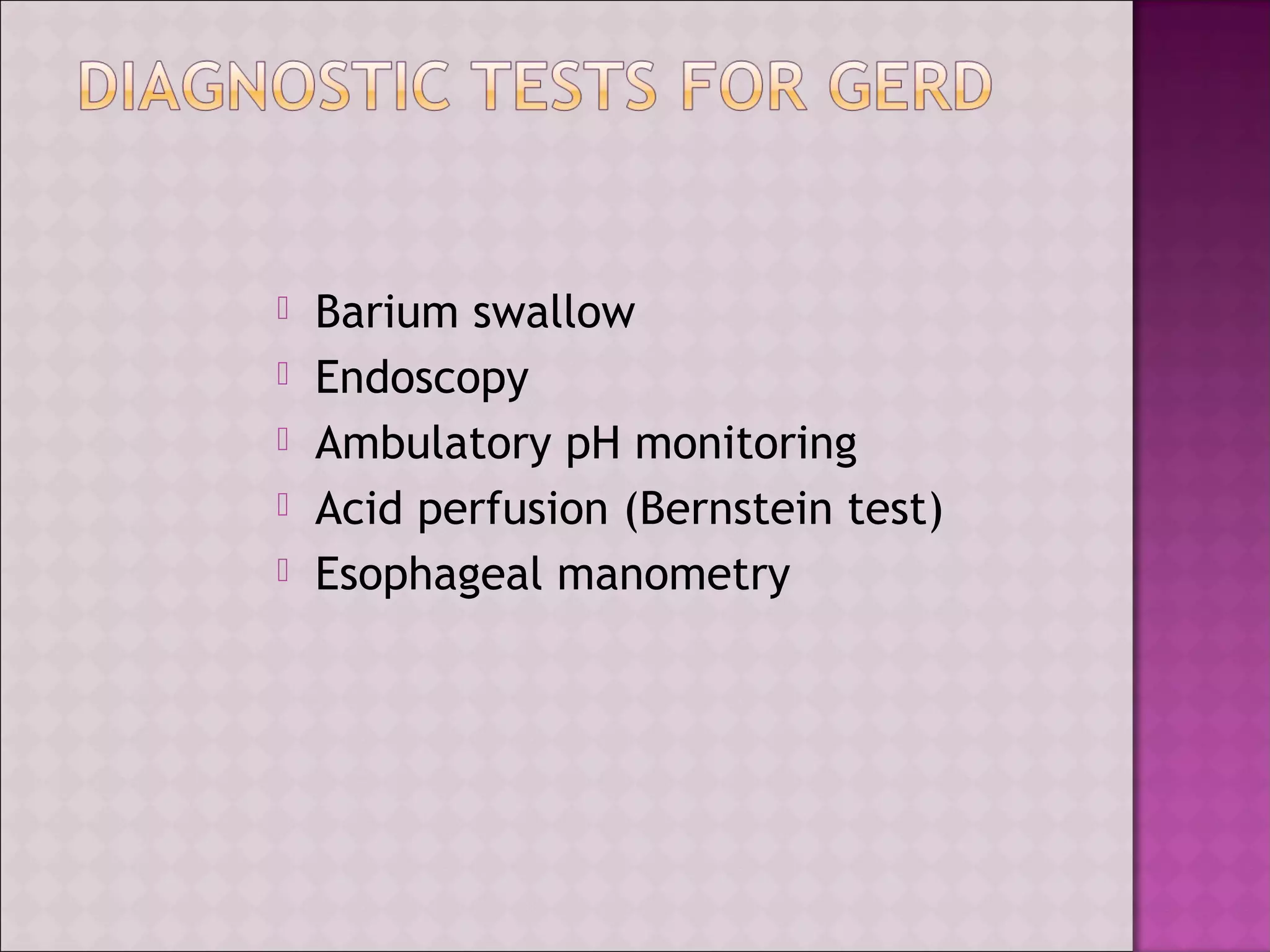 Gastro esophageal Reflux Disease (GERD) and its management | PPT