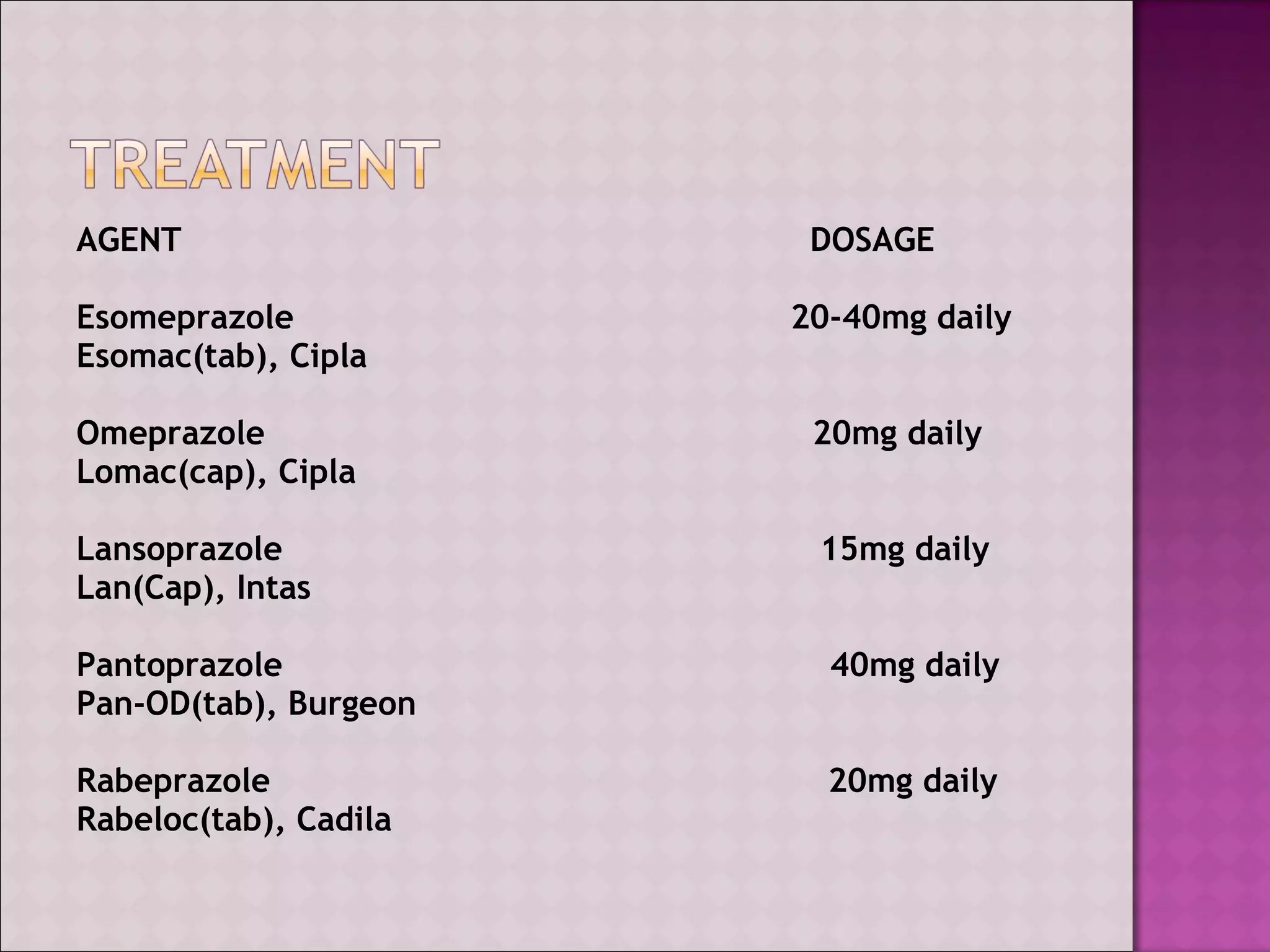 Gastro esophageal Reflux Disease (GERD) and its management | PPT