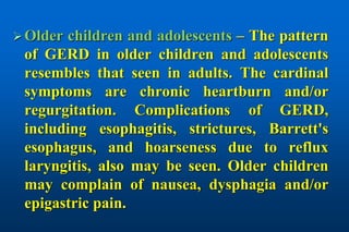 GERD in children | PPTX