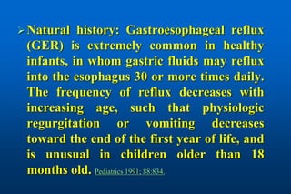 GERD in children | PPTX