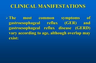GERD in children | PPTX