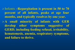 GERD in children | PPTX