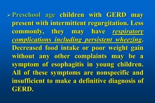 GERD in children | PPTX