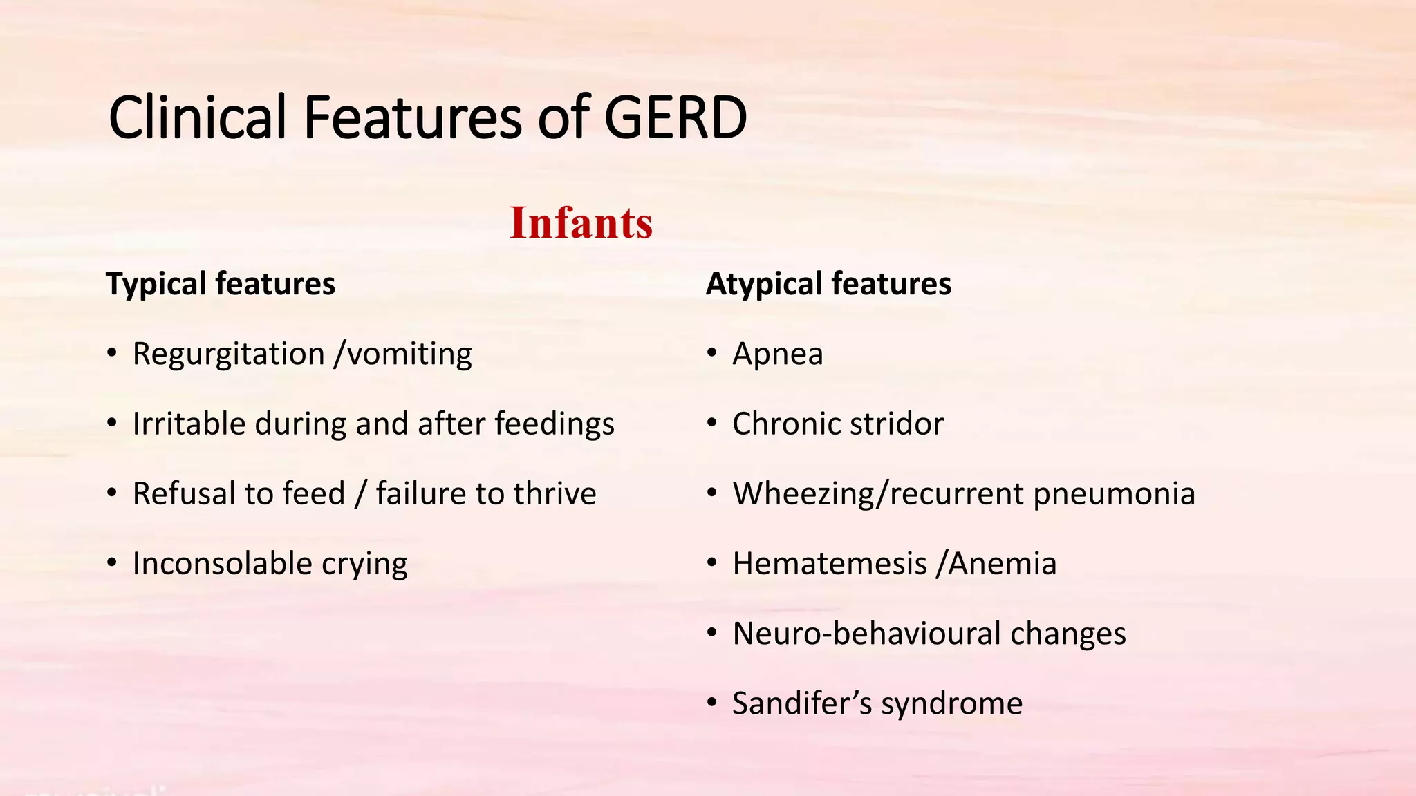 Gastroesophageal reflux disease in children.Indian Society of Pediatric ...