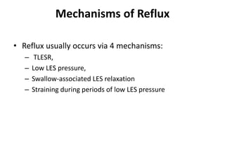 GERD / GASTRO ESOPHAGEAL REFLUX | PPTX