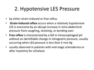 GERD / GASTRO ESOPHAGEAL REFLUX | PPTX