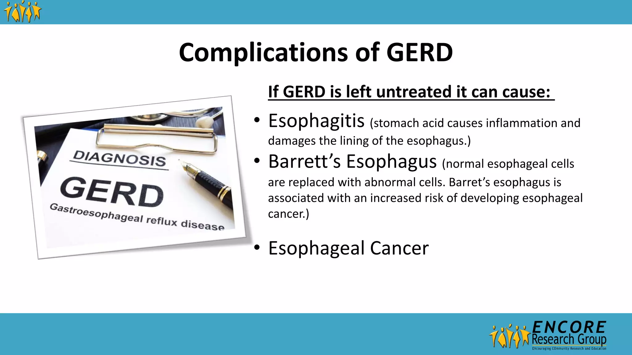 GERD encore ppt.pdf | Digestive Disorders | Diseases and Conditions