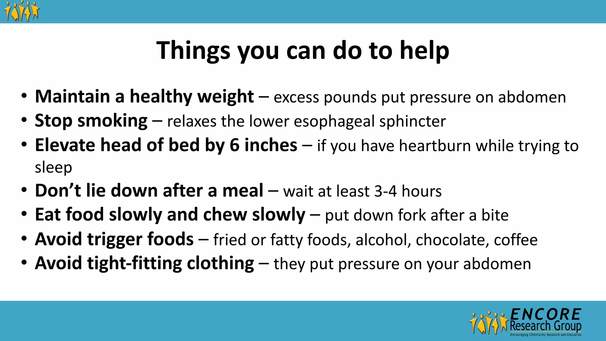 GERD encore ppt.pdf | Digestive Disorders | Diseases and Conditions