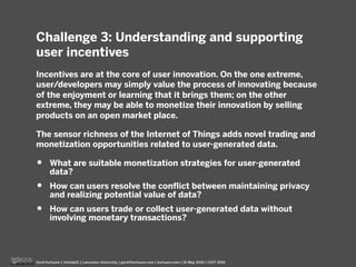 User Innovation for the Internet of Things | Gerd Kortuem | PPT