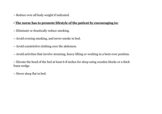 Gastroesophageal reflux diseases (GERD) | PDF
