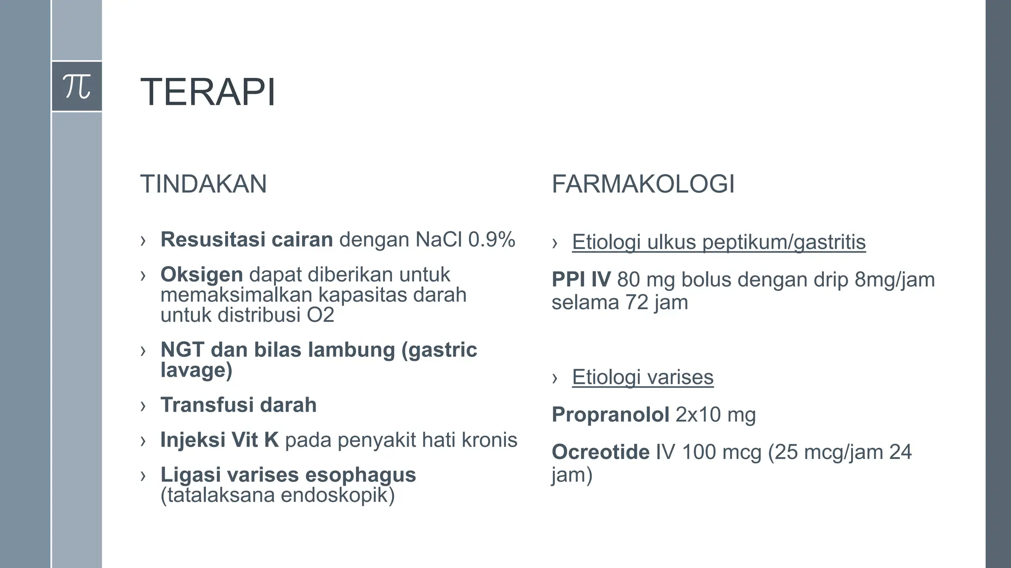 GERD, Perdarahan GI, Esophageal Atresia, Hernia Diafragma Kongenital ...