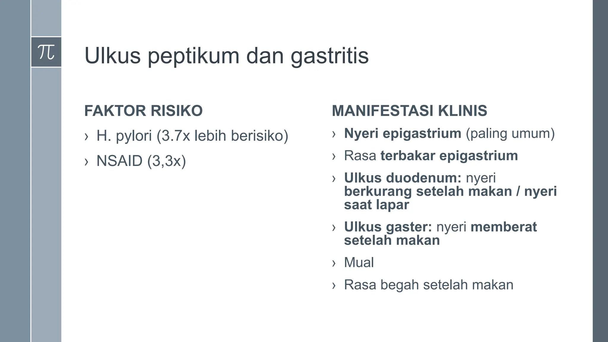GERD, Perdarahan GI, Esophageal Atresia, Hernia Diafragma Kongenital ...