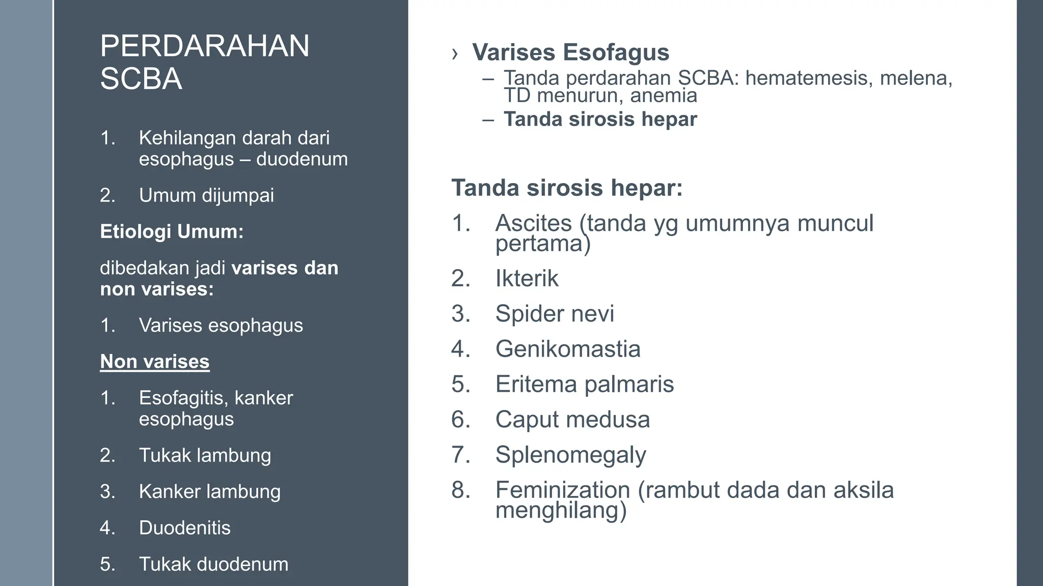 GERD, Perdarahan GI, Esophageal Atresia, Hernia Diafragma Kongenital ...