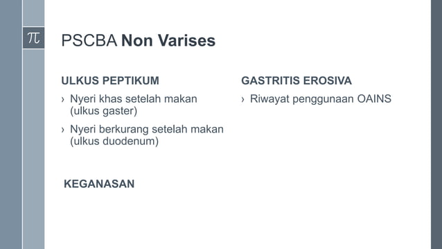 GERD, Perdarahan GI, Esophageal Atresia, Hernia Diafragma Kongenital ...