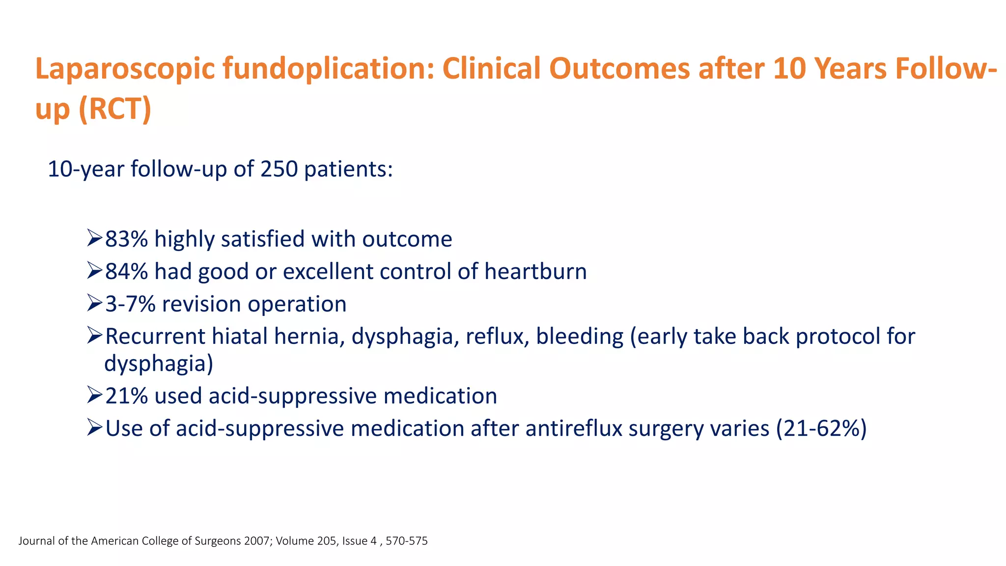 Gerd surgical management | PPTX