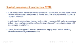 Gerd surgical management | PPTX