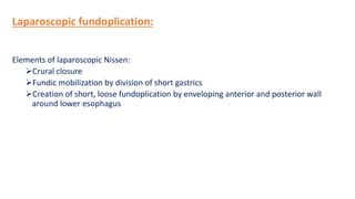 Gerd surgical management | PPTX