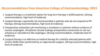 Gerd surgical management | PPTX