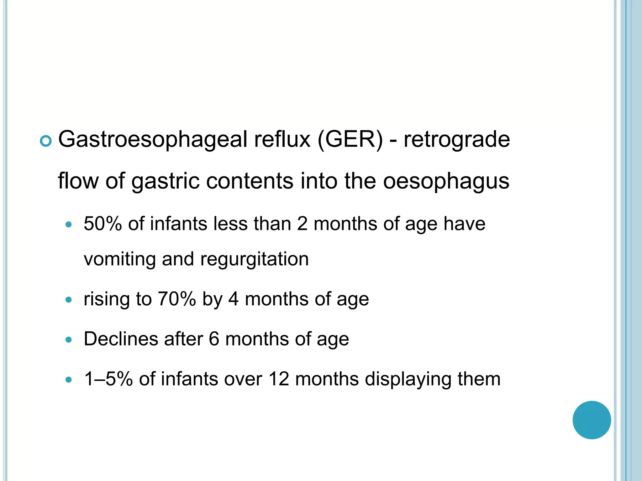 Gastroesophageal Reflux With Relevance To Pediatric Surgery | PPTX