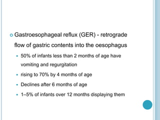 Gastroesophageal Reflux With Relevance To Pediatric Surgery | PPT