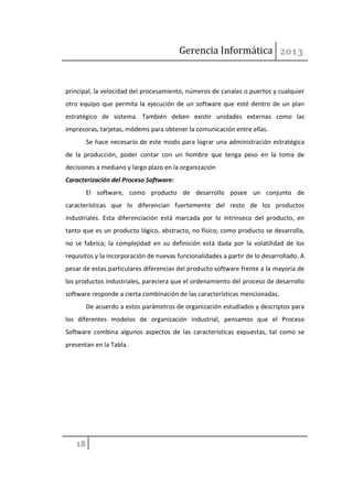 Gerencia informatica | PDF