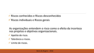 Gerenciamento de riscos - PMBOK | PDF