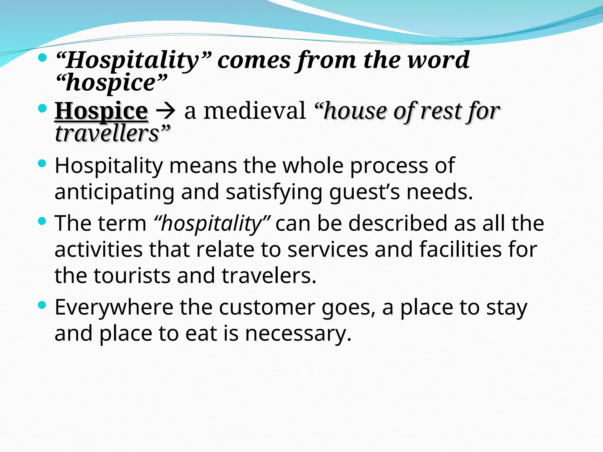 hospitality industry training manual .ppt