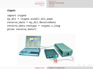 Python in a physics lab | PDF