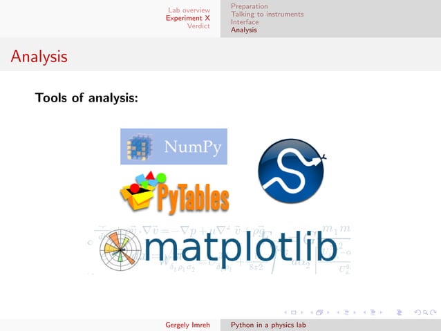 Python in a physics lab | PDF