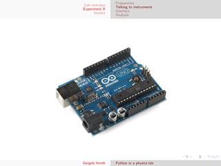 Python in a physics lab | PDF