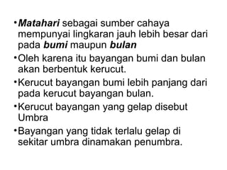 Gerhana bulan | PPT