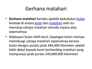 Gerhana bulan | PPTX