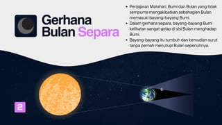 Sains KSSR Tahun 6 Unit 10 Gerhana Bulan | PPT