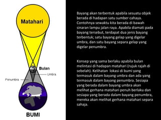 Gerhana matahari | PPT