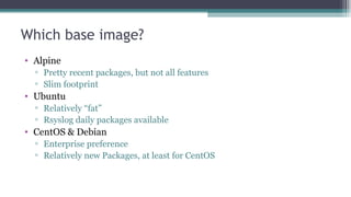 rsyslog meets docker | PPT