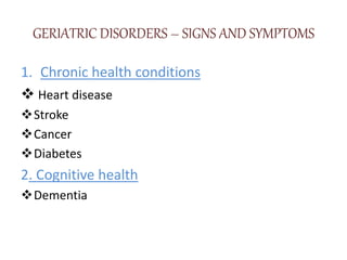 Geriatric | PPTX