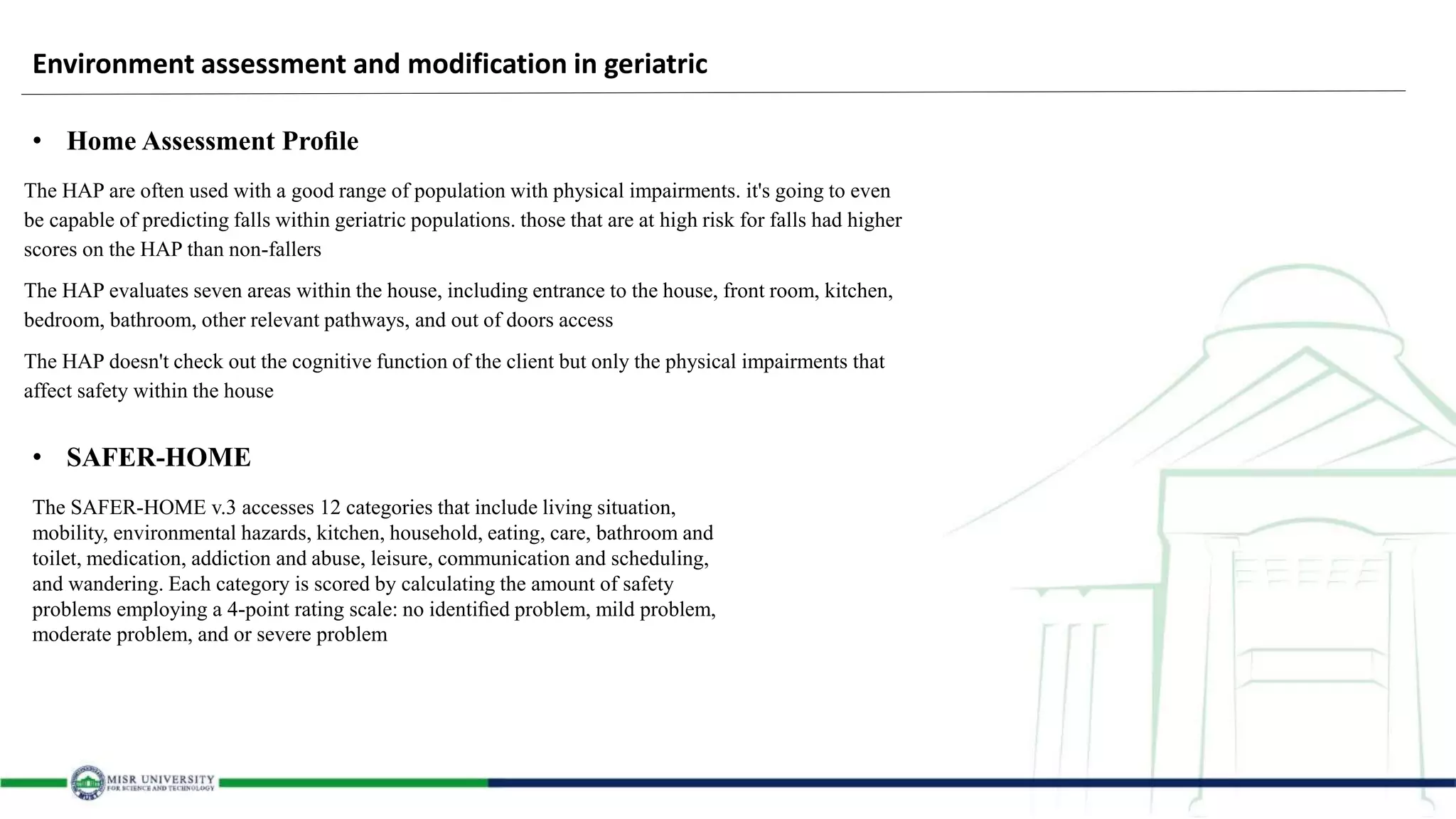 Environmental assessment and modifications | PPTX