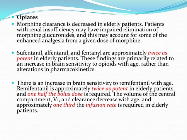 Geriatric anesthesia | PPTX | Brain and Nervous System Disorders ...