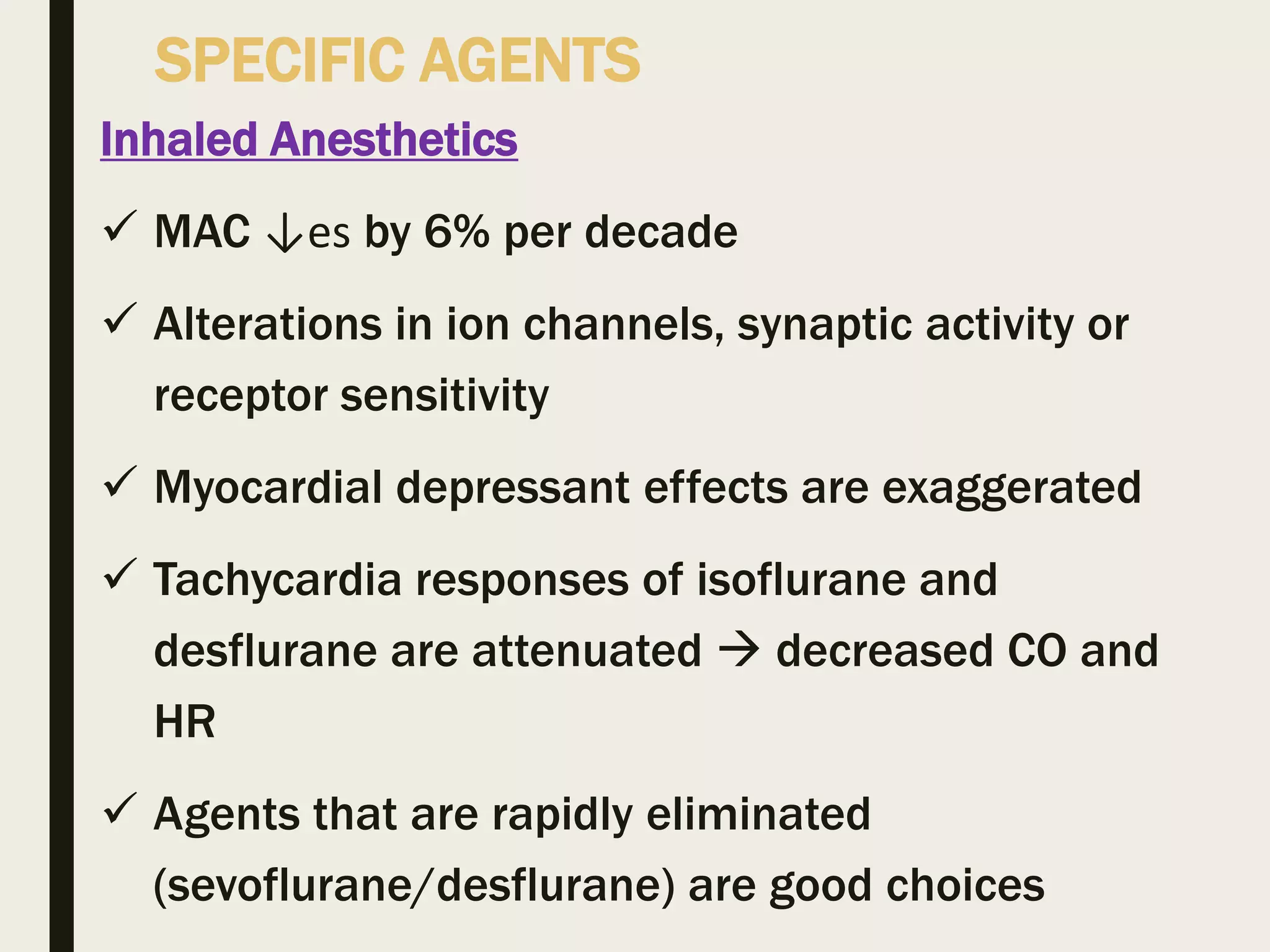 Geriatric anesthesia | PPTX