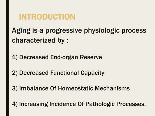 Geriatric anesthesia | PPT