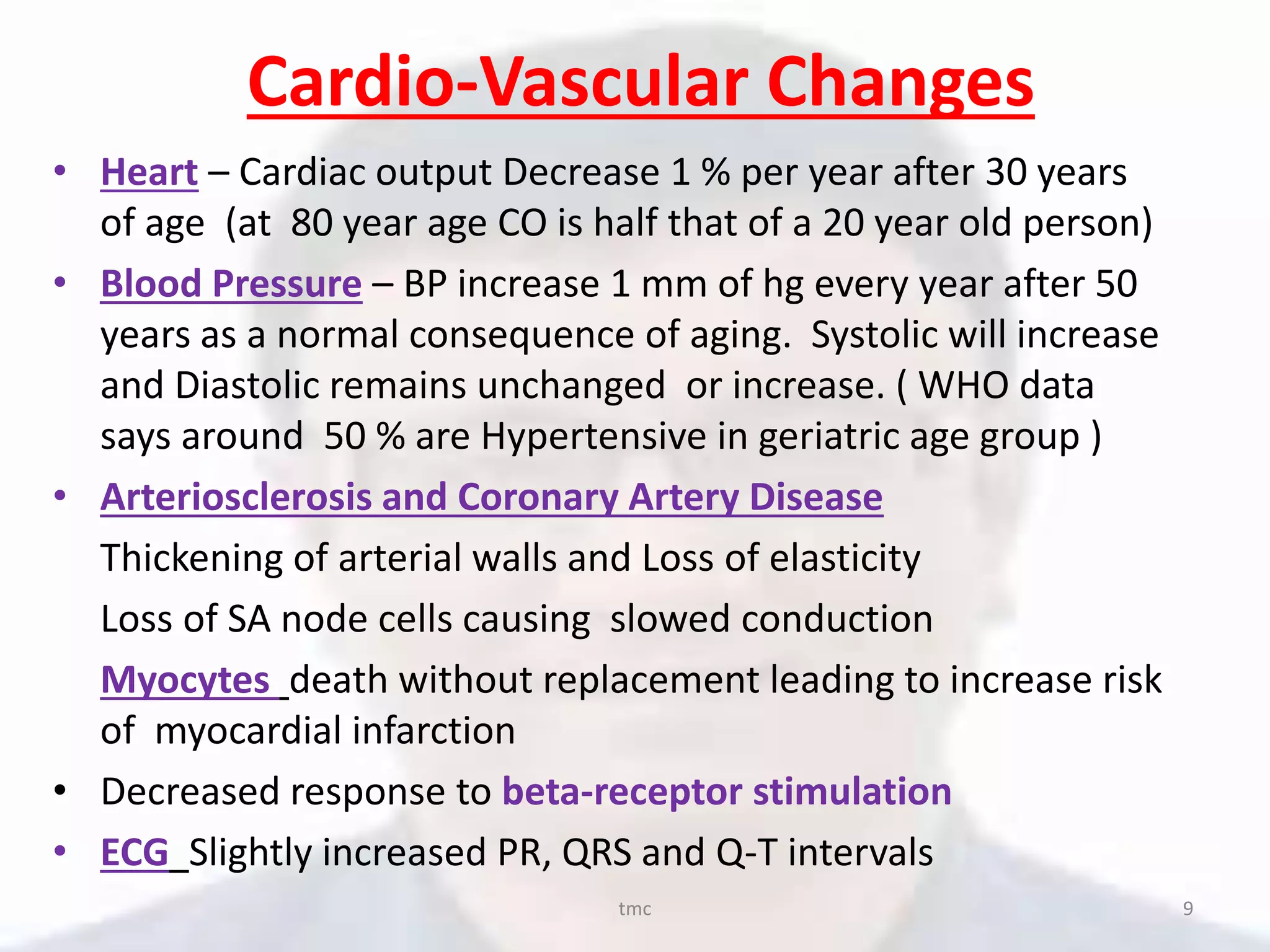 Anesthetic management of Geriatric patients | PPTX