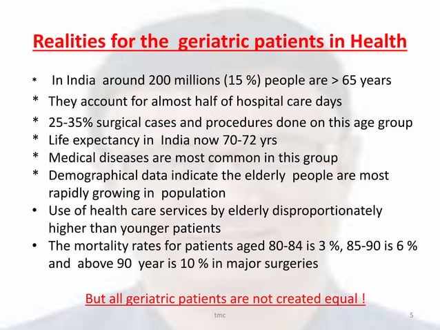 Anesthetic management of Geriatric patients | PPTX