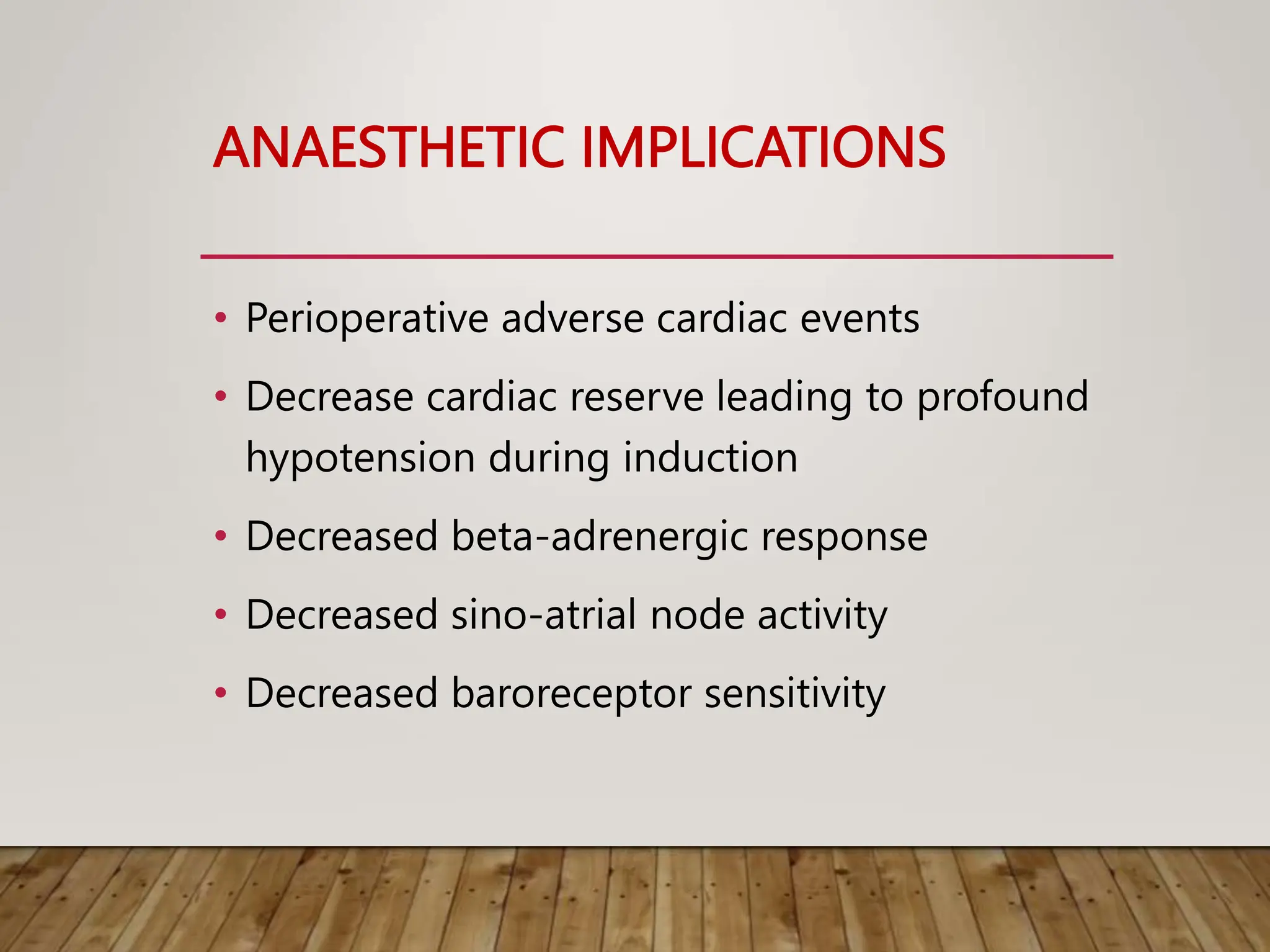 Geriatric Anesthesia for geriatric people above sixty years | PPT
