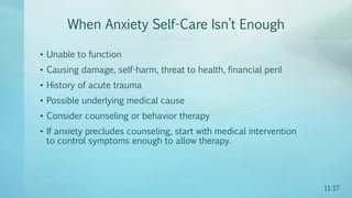 Anxiety in Seniors | PPTX